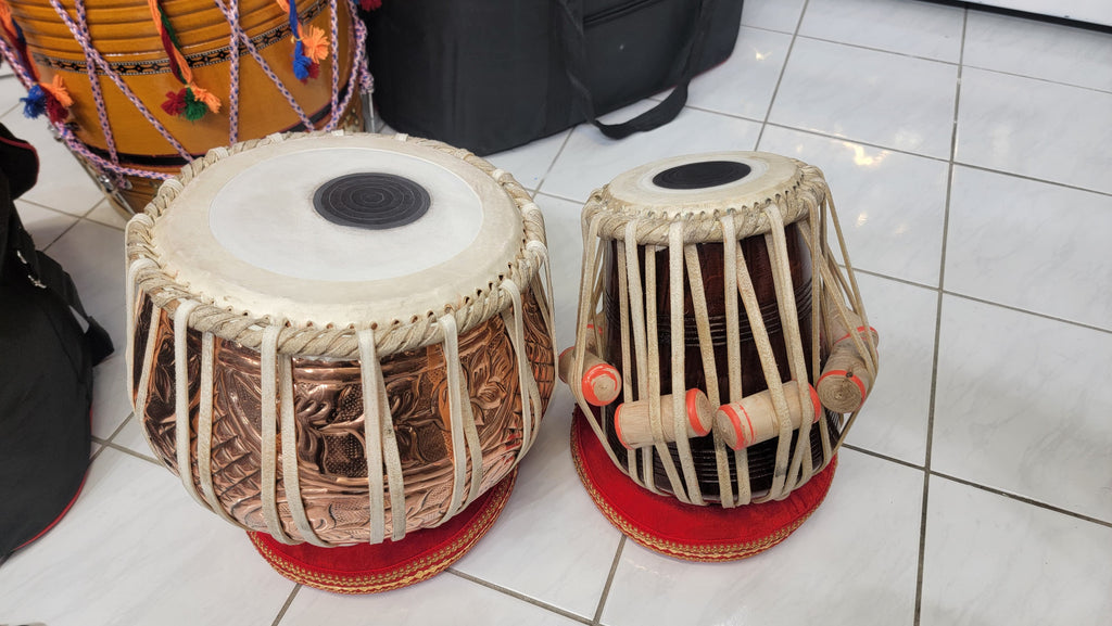 Navraj's Custom Economy Tabla Set | Copper + Sheesham – Sangeet Store