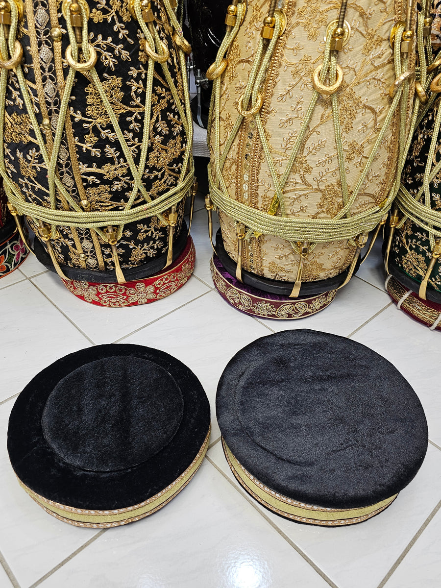 Obsidian Echo: Premium Black Tabla Rings Set - Unleash Dark Elegance ...