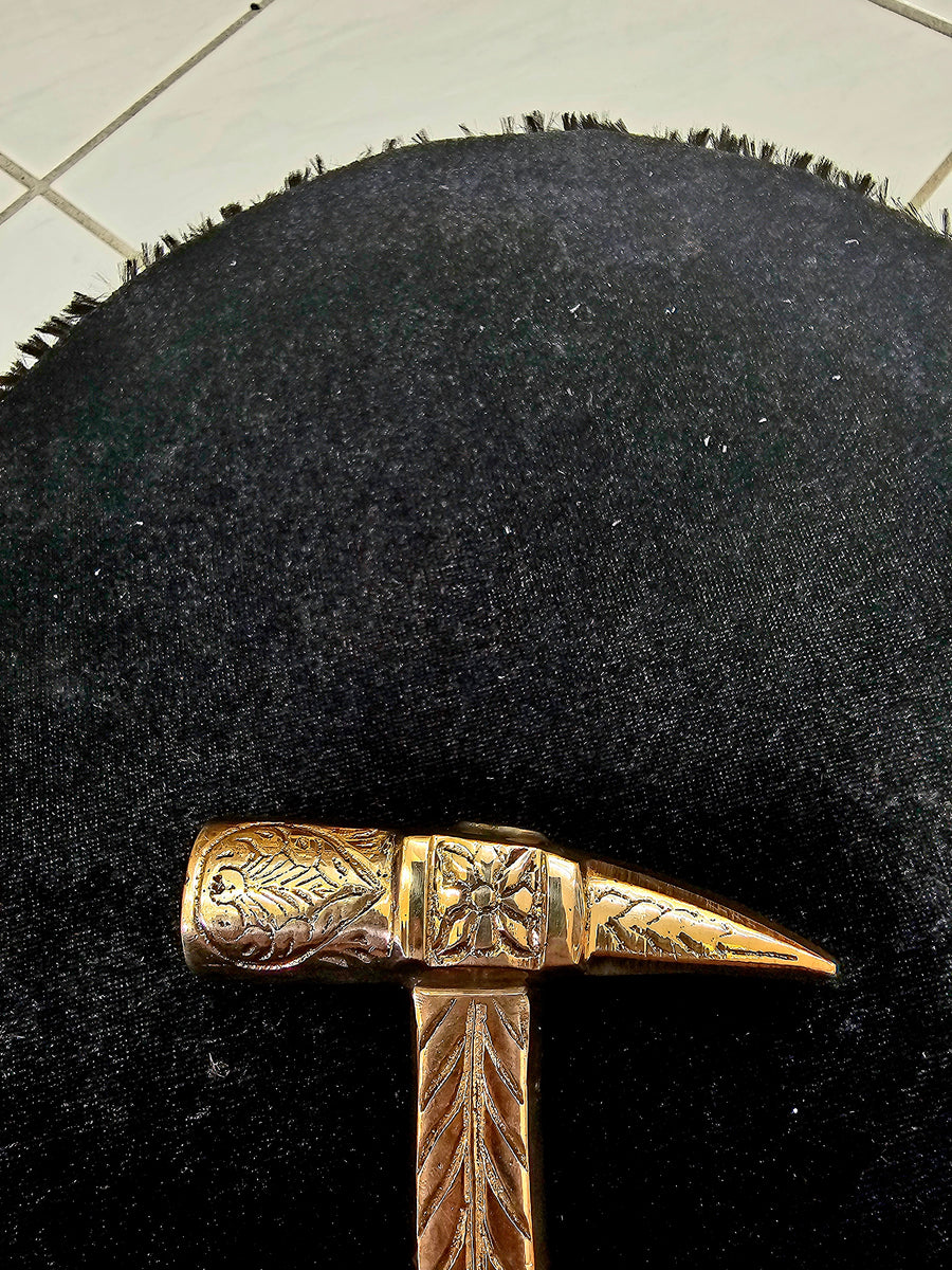 Golden Blossom: Floral Designed Tabla Hammer – Sangeet Store