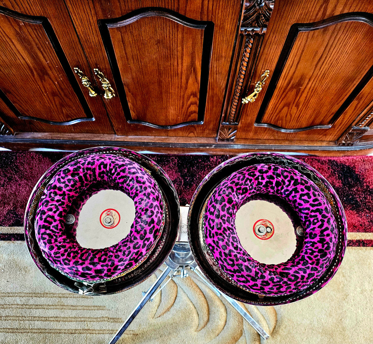 Heavy-Duty Silver Tabla Stand – Sangeet Store