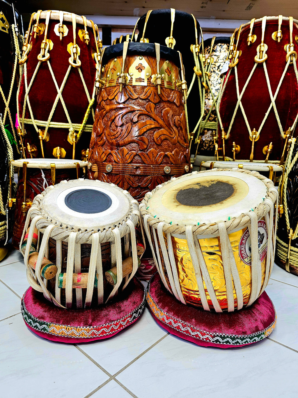 Tiny Rhythms Playable Jori Tabla Set for Little Hands (1-3 Year Olds ...