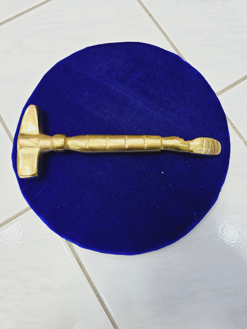 Aurora Gold Tabla Hammer – Curved Precision – Sangeet Store