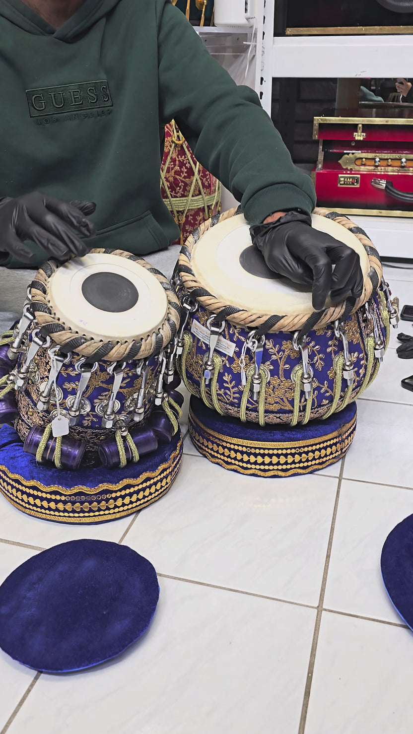 Royal Eclipse – 5.25" D/D# Red Sheesham & 9.25" 5.7kg Copper Blue-Gold ...